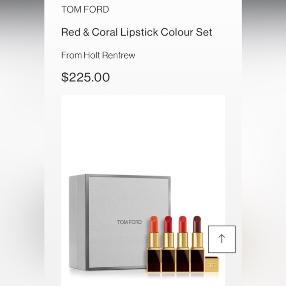 Tom Ford | Makeup | Tom Ford Red Coral Lipstick Gift Set Full Sized 3g ...